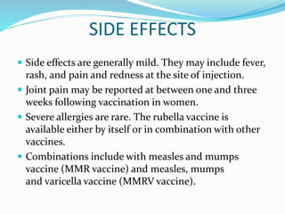 Rubella vaccine | PPT