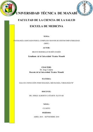 Ruben dario bravo bermello patologia | DOCX