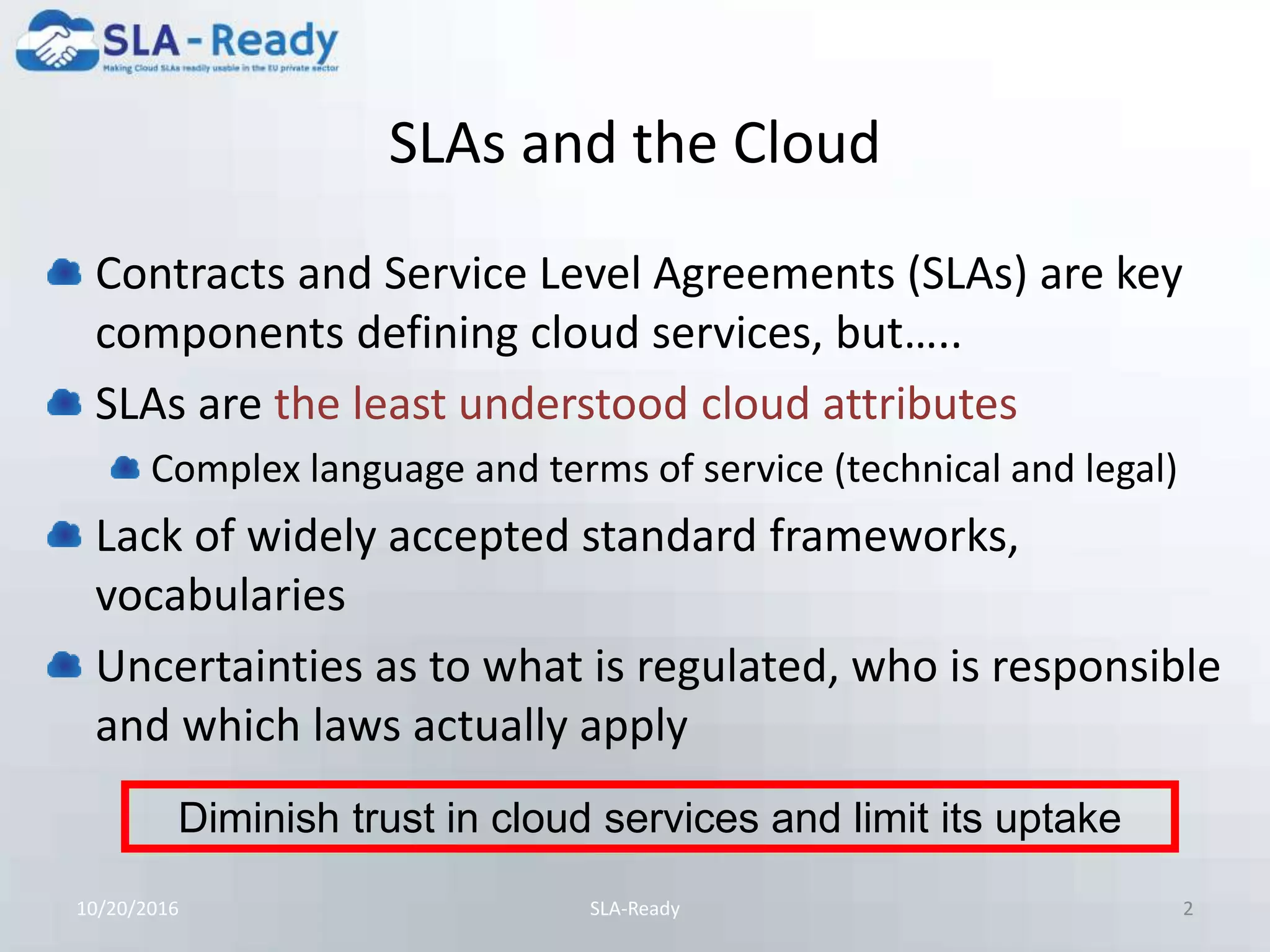 SLA-Ready Common Reference Model | PPTX