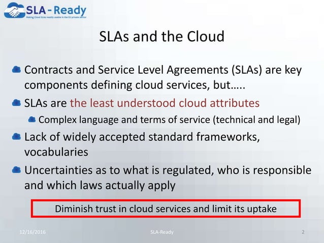 SLA-Ready Common Reference Model | PPT