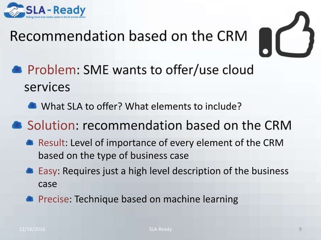 SLA-Ready Common Reference Model | PPT