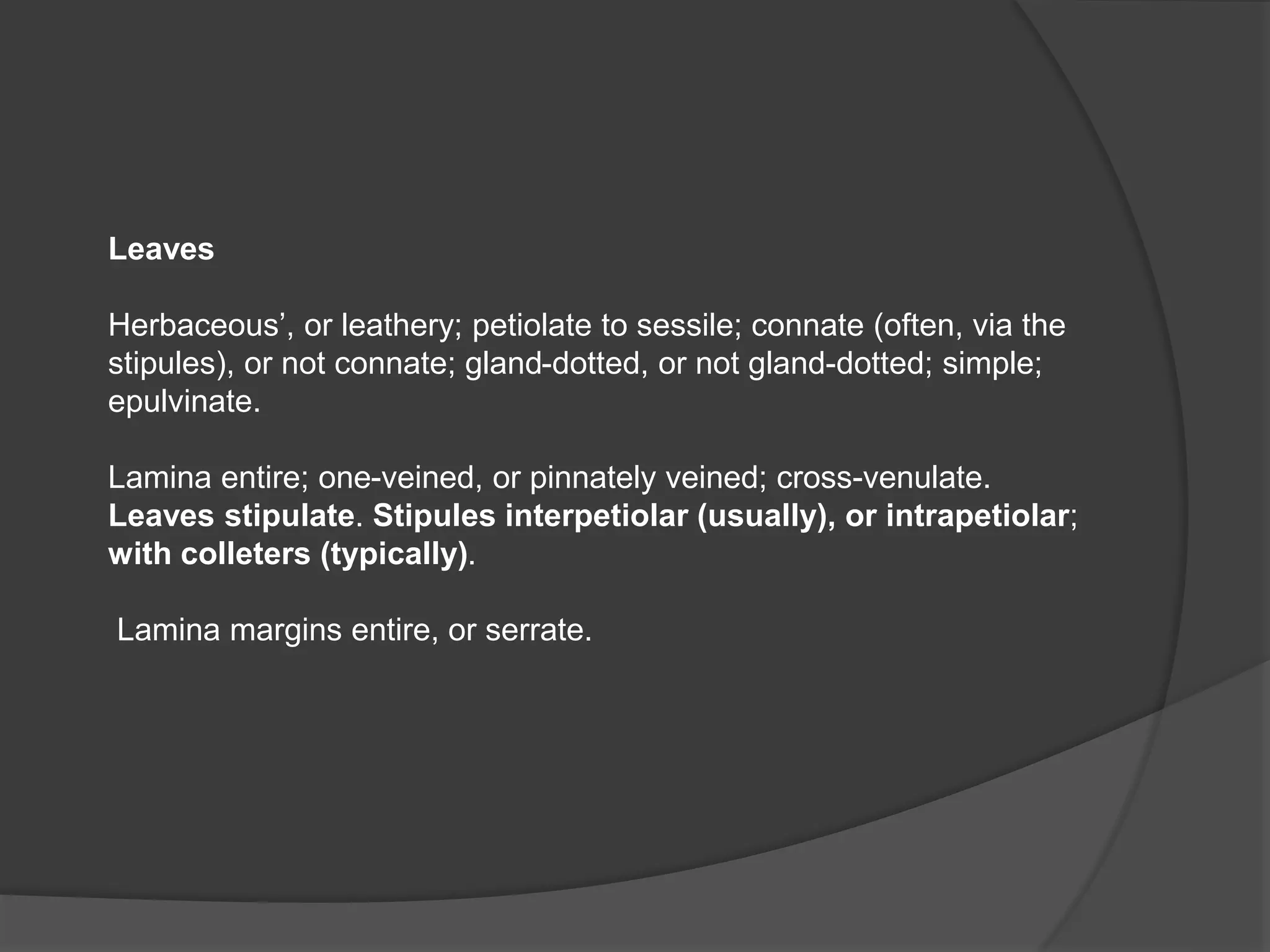 Rubiaceae famil yppt yvani | PPTX