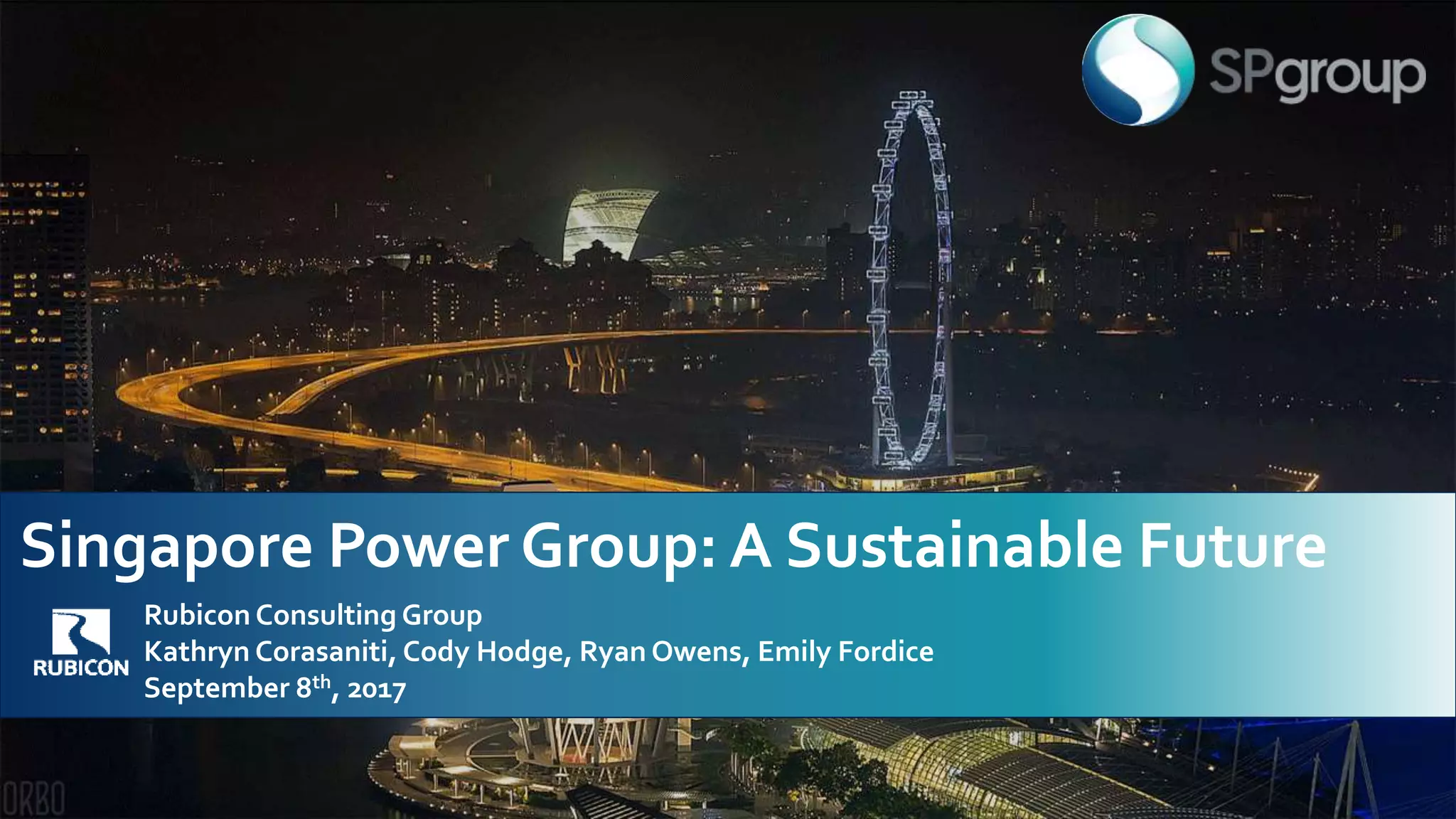 NUS Case Competition Slide Deck | PPTX