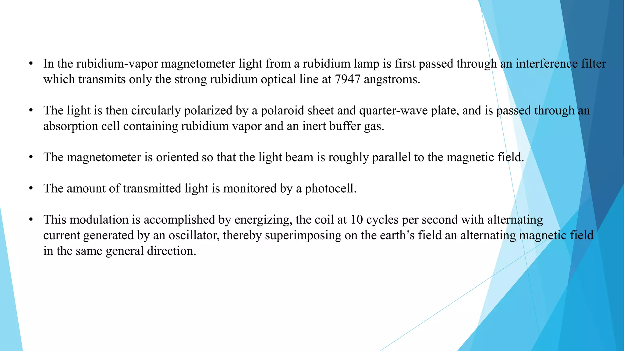Rubidium vapor magnetometer | PDF