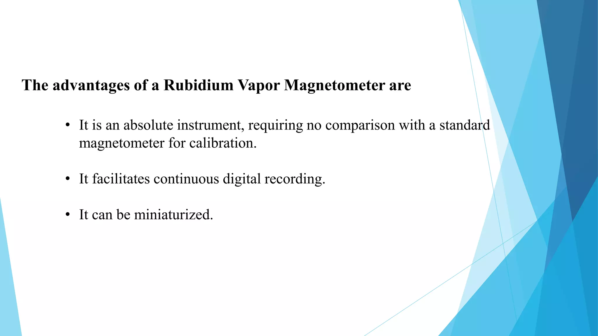Rubidium vapor magnetometer | PDF