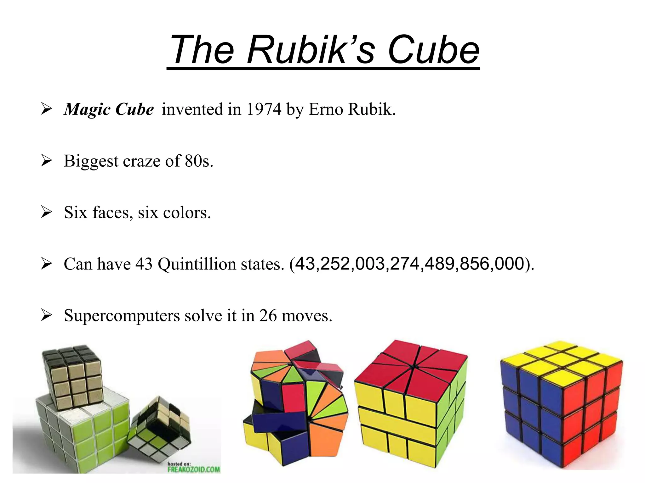 Rubik’s Cube Challenge | PPT