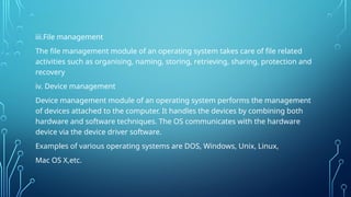 Software and types of software; terminologies | PPTX