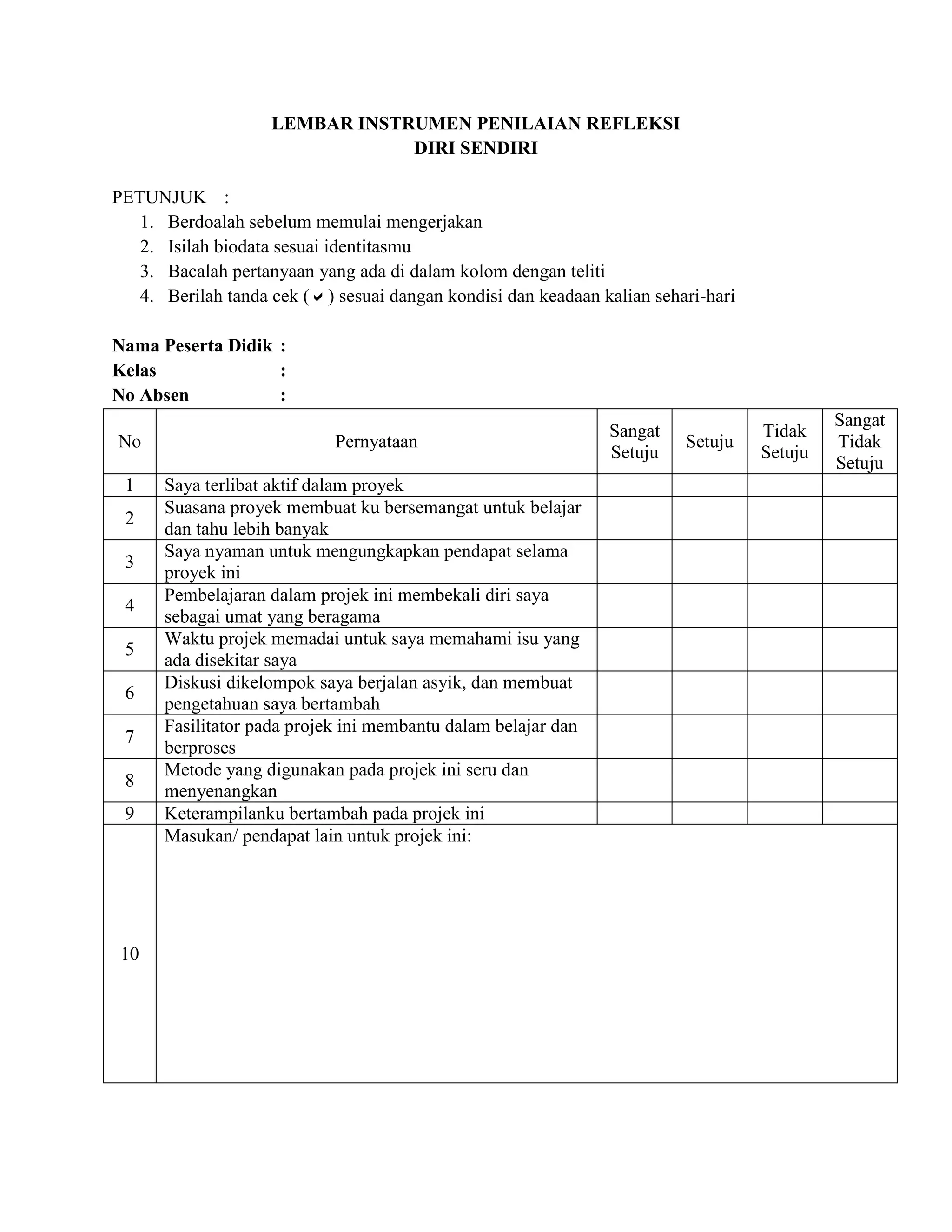 CONTOH RUBIK PENILAIAN P5RA Jenjang MA/ SMA Suara Demokrasi.docx