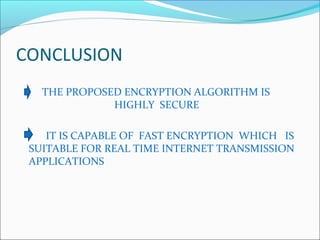 Rubik's Cube Principle For Image Encryption | PPT