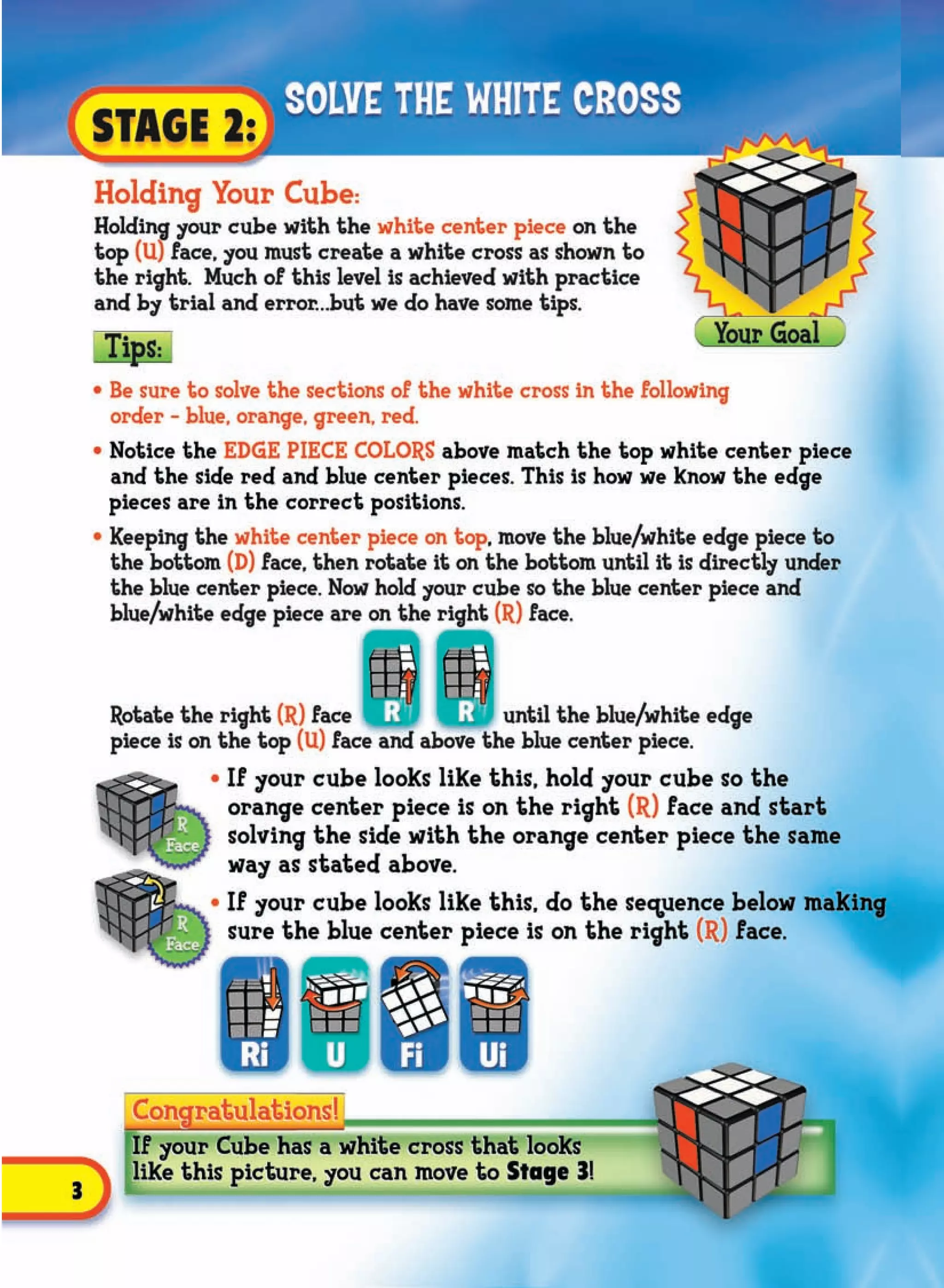 Rubiks cube 3x3_solution-en | PDF