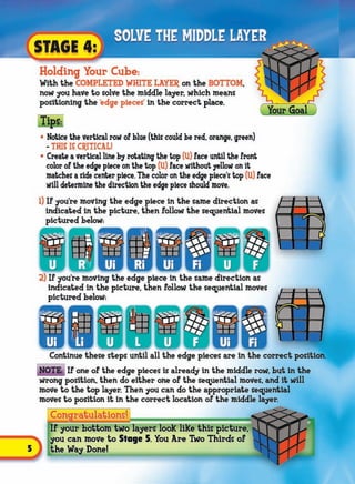Rubiks cube 3x3_solution-en | PDF