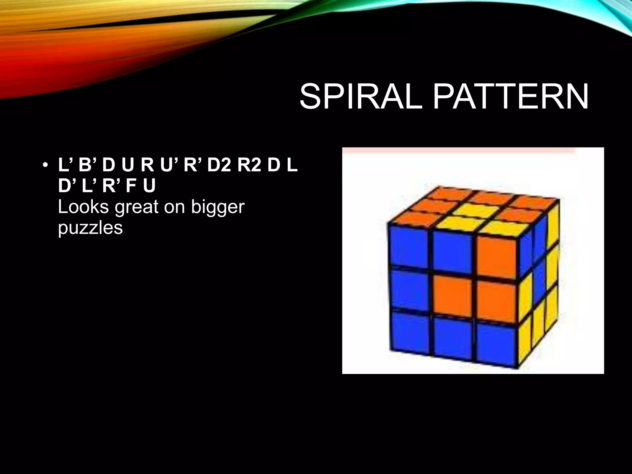Rubik’s cube pattern’s | PPTX | Board Games and Puzzles | Games and Puzzles