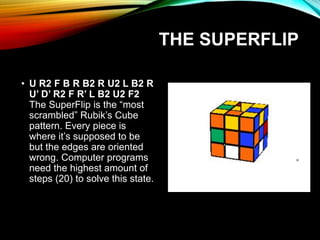 Rubik’s cube pattern’s | PPTX | Board Games and Puzzles | Games and Puzzles