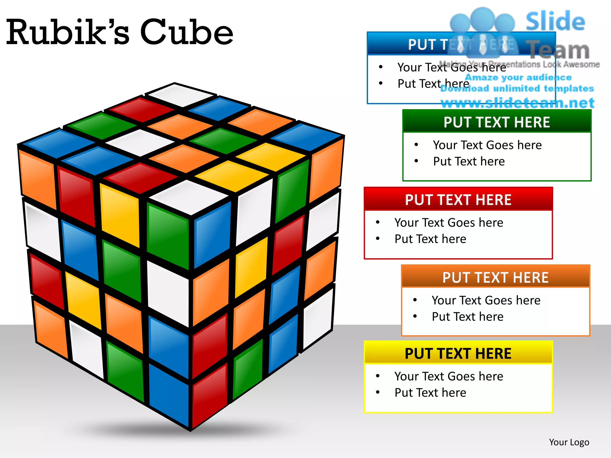 Rubiks cubes powerpoint presentation slides ppt templates | PDF
