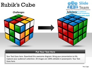 Rubiks cubes powerpoint presentation slides ppt templates | PDF