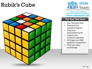 Rubiks cubes powerpoint presentation slides ppt templates | PDF