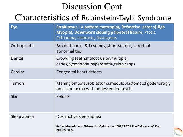 Rubinstein taybi syndrome