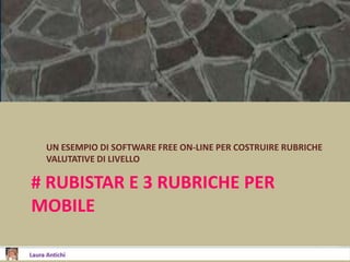Rubistar lantichi | PPTX