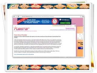 Rubistar tutorial | PPTX
