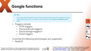 Rubix - Serverless architecture | PPTX | Cloud Computing | Internet
