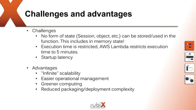 Rubix - Serverless architecture | PPTX | Cloud Computing | Internet