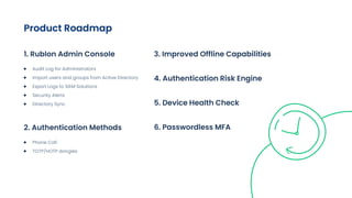 Rublon Multi-Factor Authentication (MFA) - Product Presentation | PPT