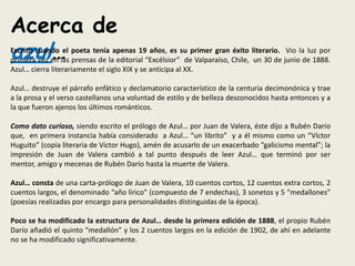 Rubén Darío y El Modernismo | PPTX