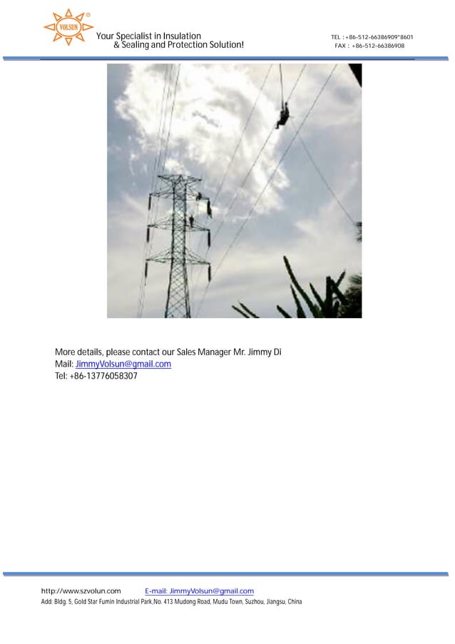 High Voltage Silicone Rubber Overhead Line Covers for Bare Conductor ...