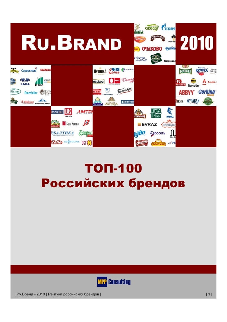 Ru.Brand-2010 - TOP-100 russian brands