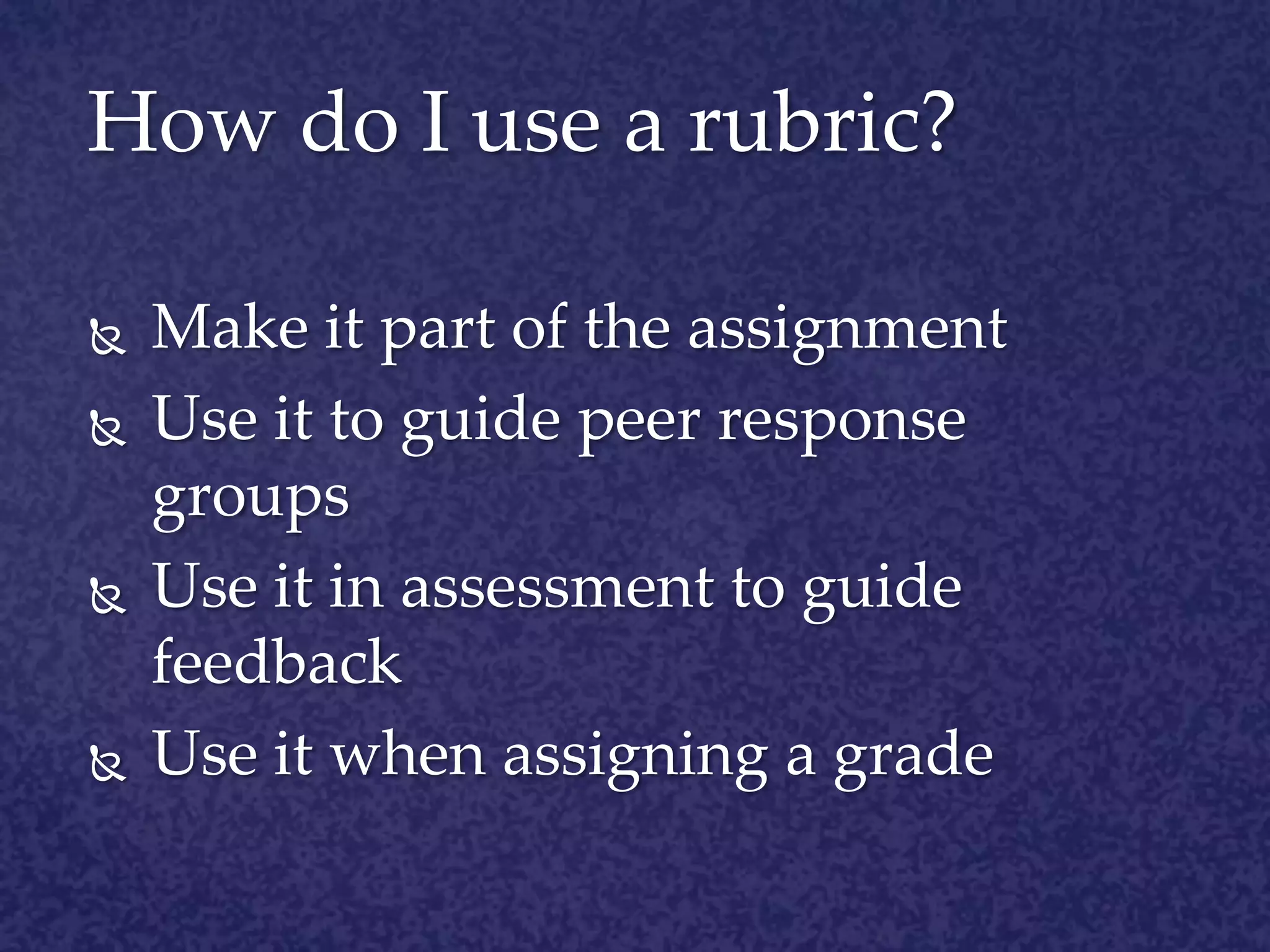 Rubric Development | PPTX