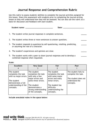 Rubric | PDF