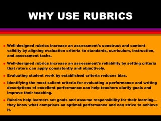 Rubric Presentation2 | PPT