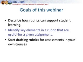 Rubric presentation | PPTX