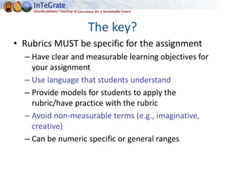 Rubric presentation | PPTX