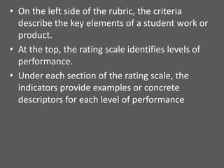 Rubric | PPT