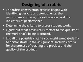 Rubric | PPT