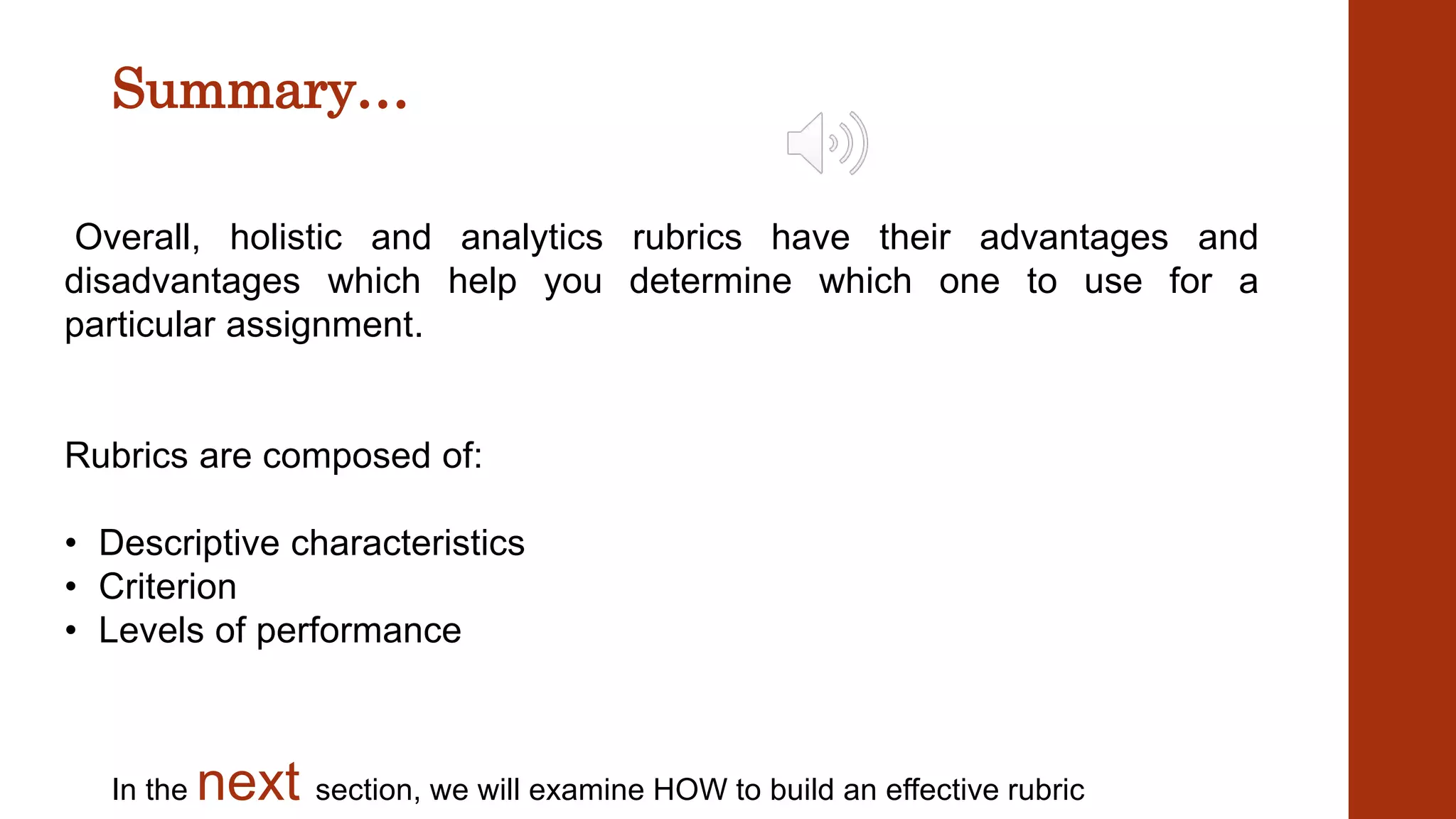 Rubrics | PPT