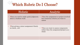Rubrics | PPT