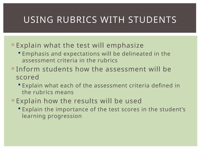 rubric_development.pptx This presentation provides the information ...