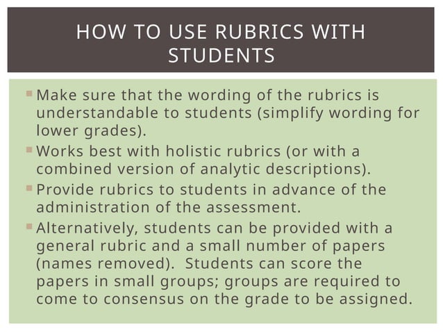 rubric_development.pptx This presentation provides the information ...
