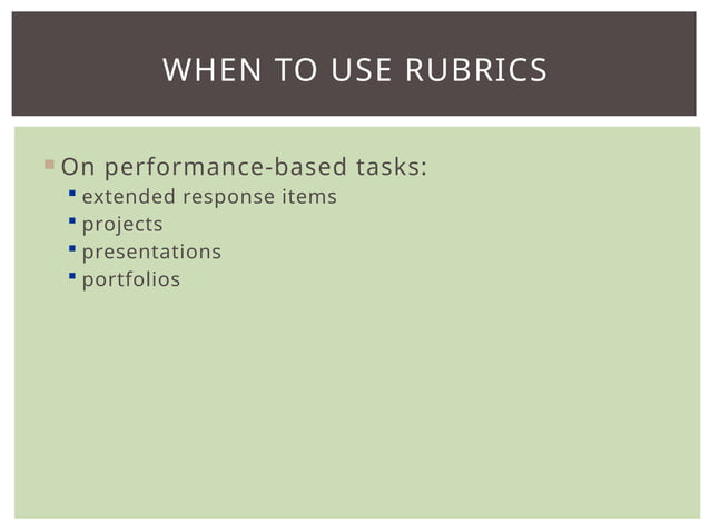 rubric_development.pptx This presentation provides the information ...