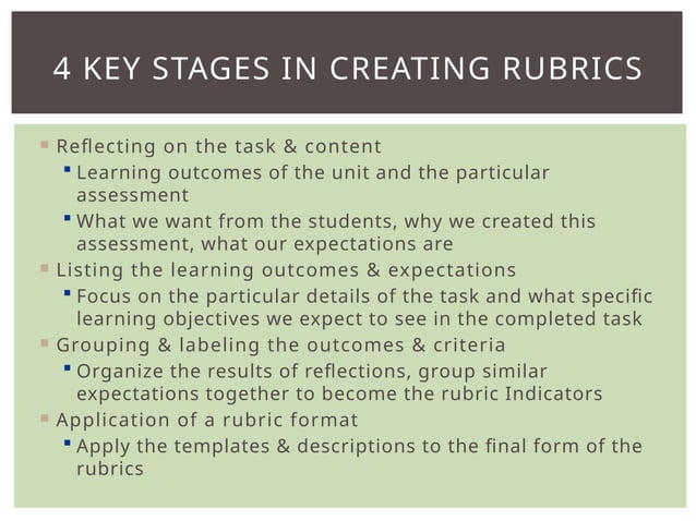 rubric_development.pptx This presentation provides the information ...