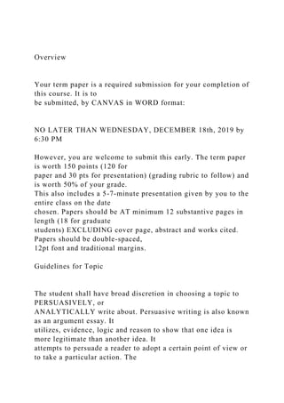 Rubric for Article Assignment Criteria Excellent Good Impr.docx