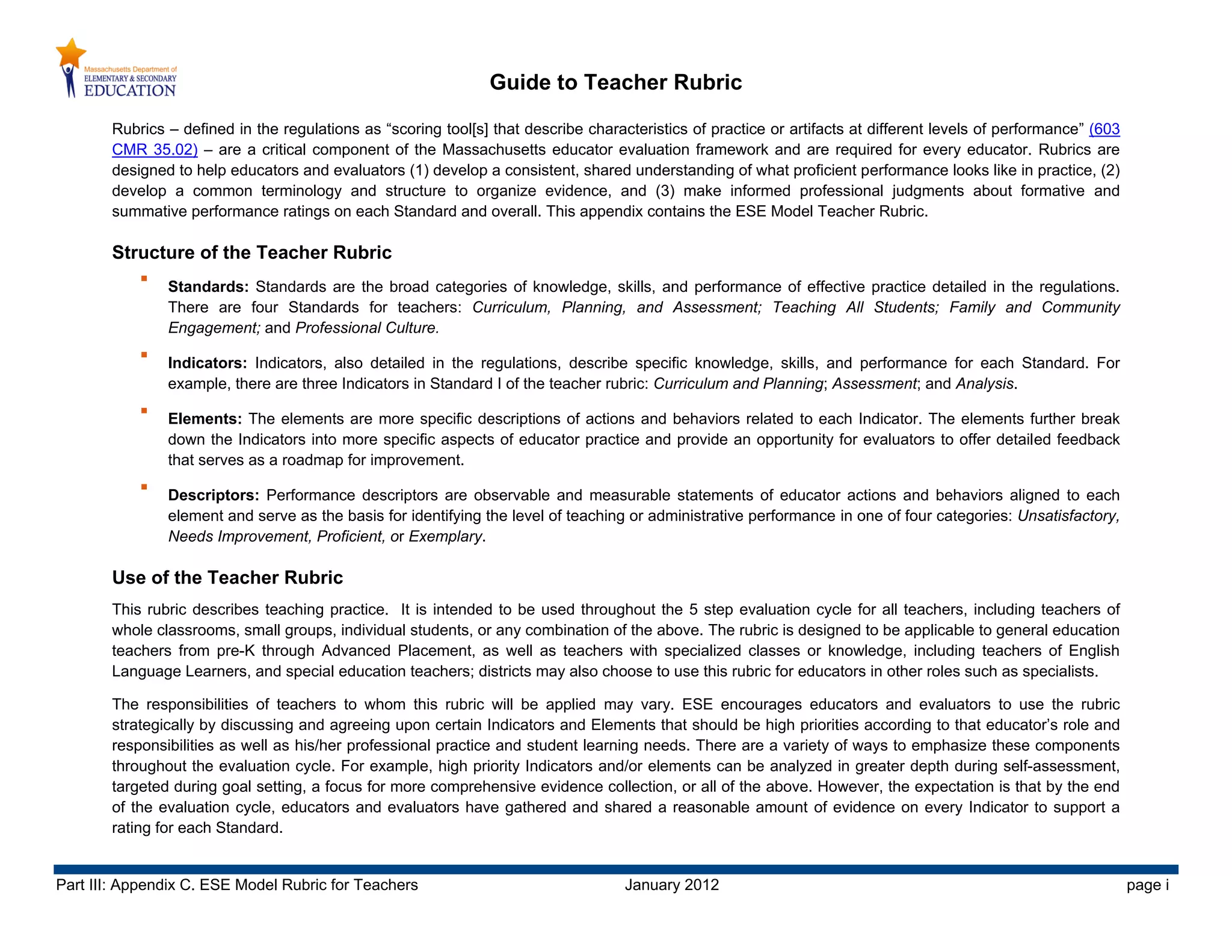 Rubric for curriculum analysis | PDF