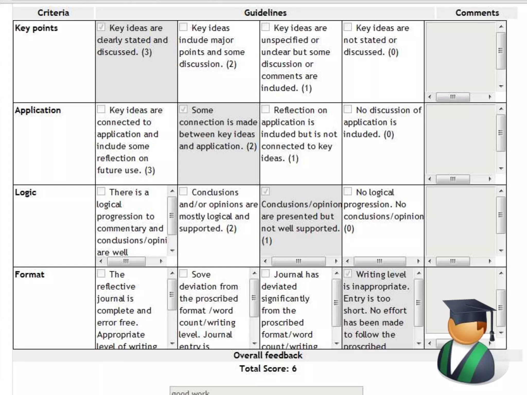 Rubric grading in moodle | PPTX | Educational Assessment | Education