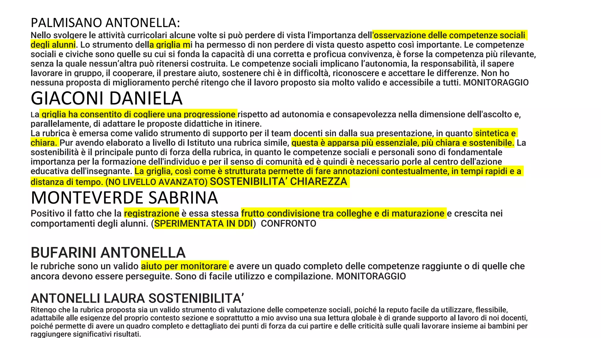 Rubriche di valutazione | PPTX | Daycare and Pre-School | Parenting