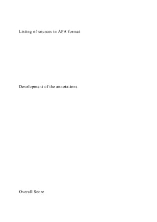 Rubric Name annotated bibliography -- Summer 2017.docx