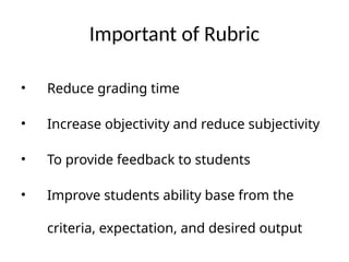 RUBRIC REPORT.pptx analytic and holistic | PPT