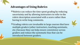 Test Rubrics | PPT