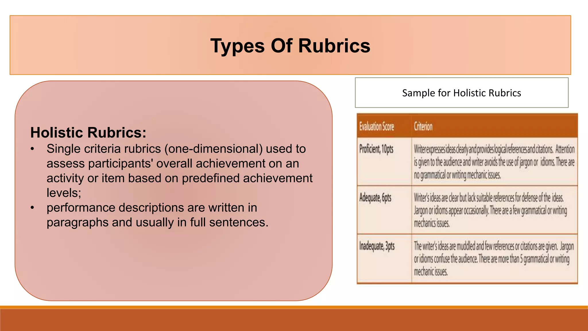 Rubrics | PPTX